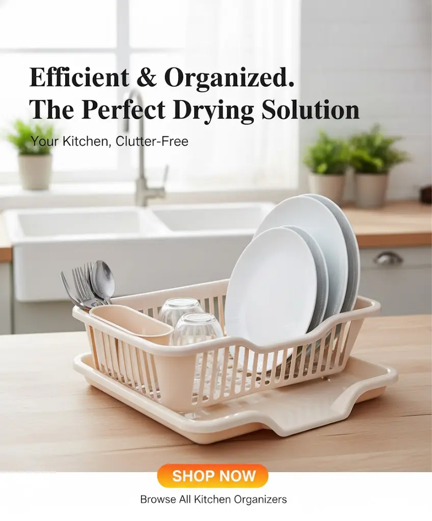 [FVM30185] PLASTIC PLATE RACK NO.3555-1 | FVM Homeare